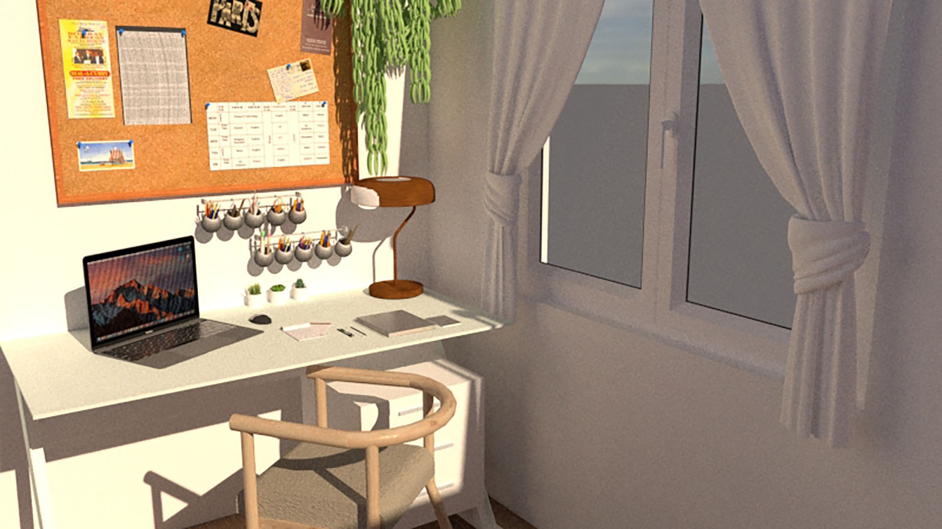 3D Model Small Girl Room - TurboSquid 1970562