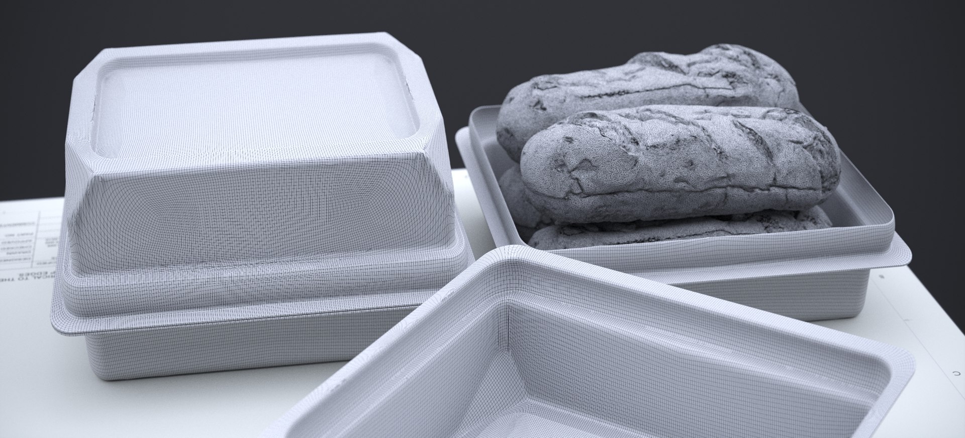 3D CHOCOLATE CHIP BUNS FOOD PACKAGE 2024 FBX Model - TurboSquid 2293966