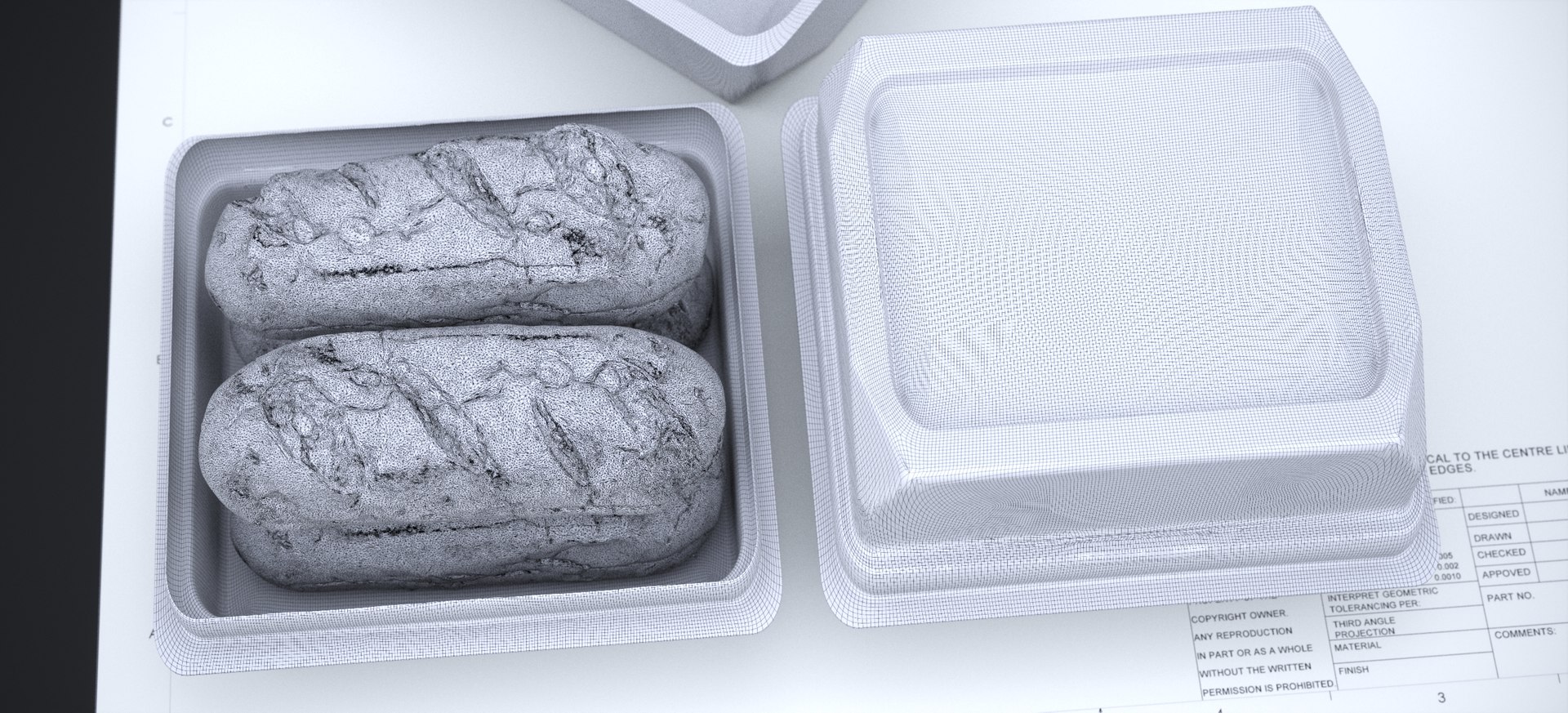 3D CHOCOLATE CHIP BUNS FOOD PACKAGE 2024 FBX Model - TurboSquid 2293966