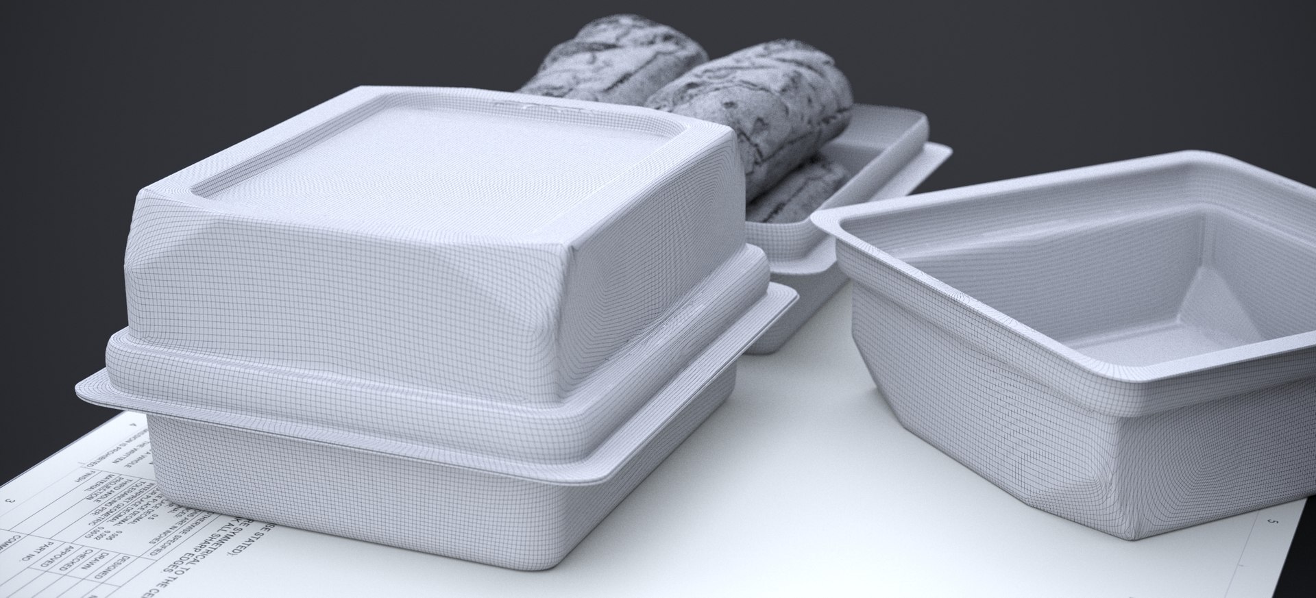 3D CHOCOLATE CHIP BUNS FOOD PACKAGE 2024 FBX Model - TurboSquid 2293966