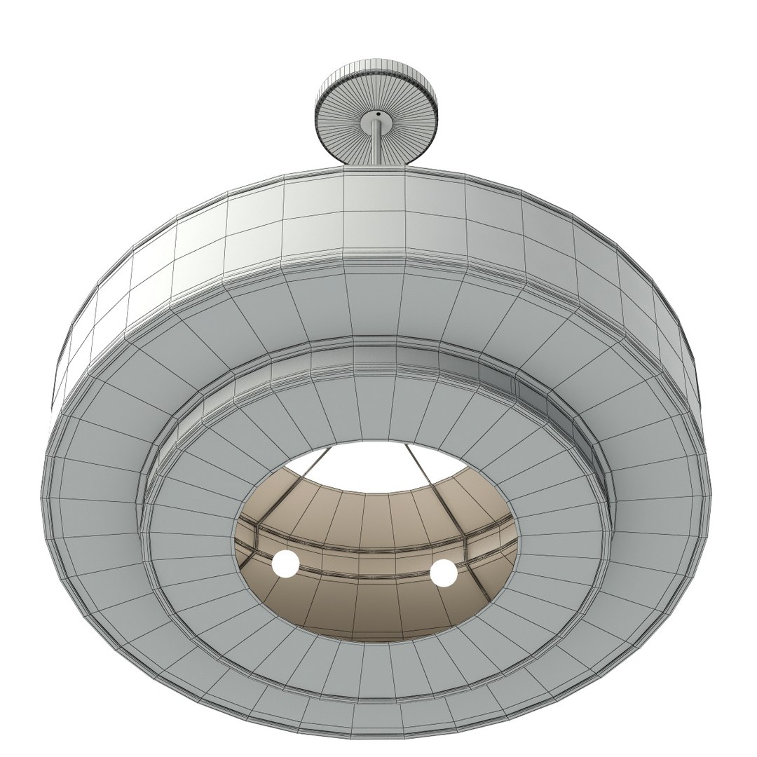 Max Three-tier Linen Banded Pendant