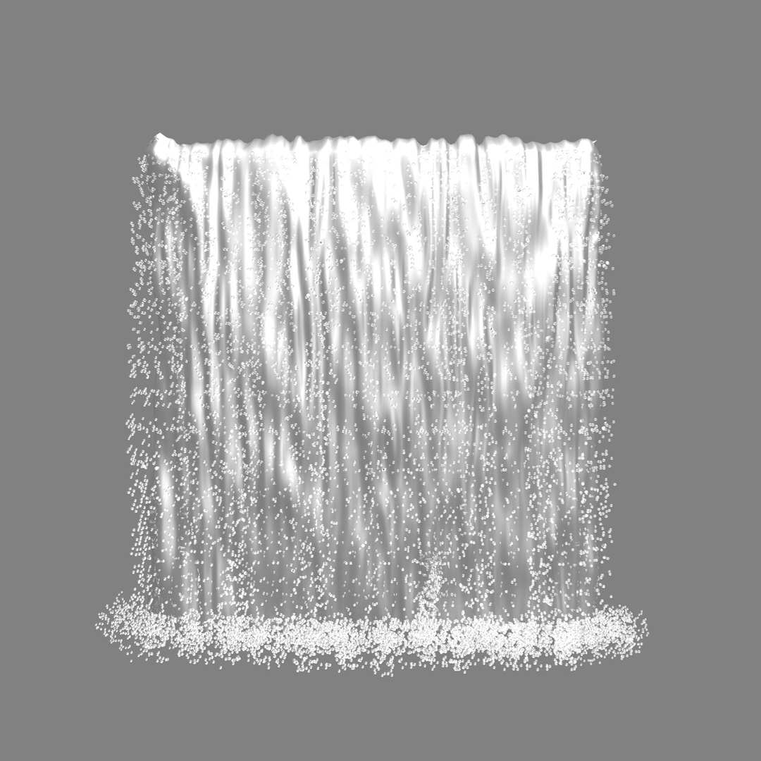 Medium Sized Waterfall 3D Model - TurboSquid 1357273