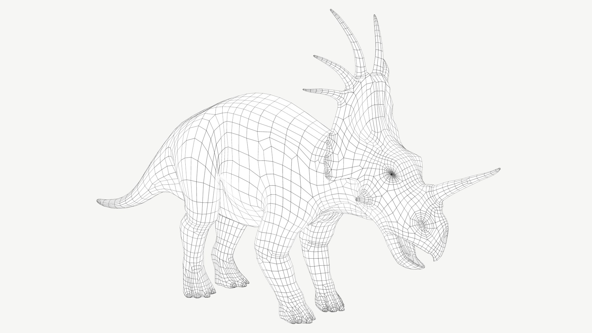 3d Model Styracosaurus