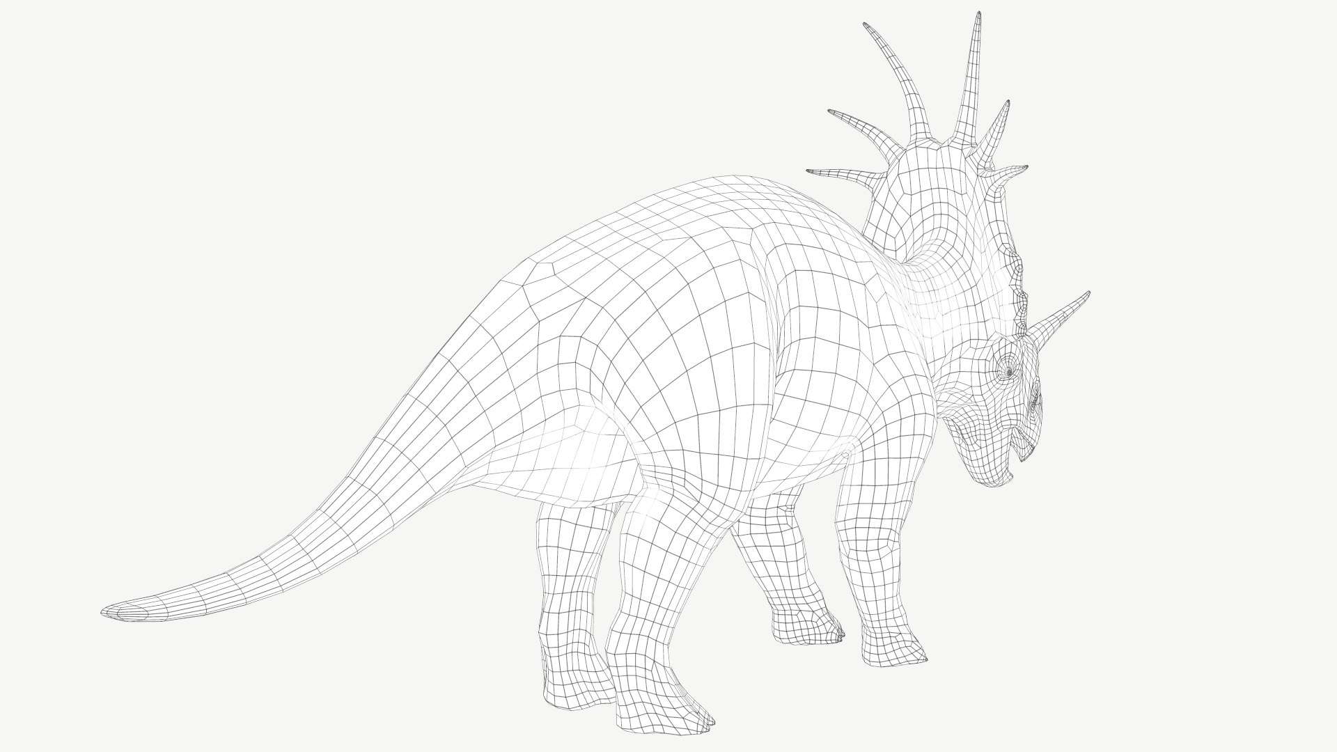 3d Model Styracosaurus