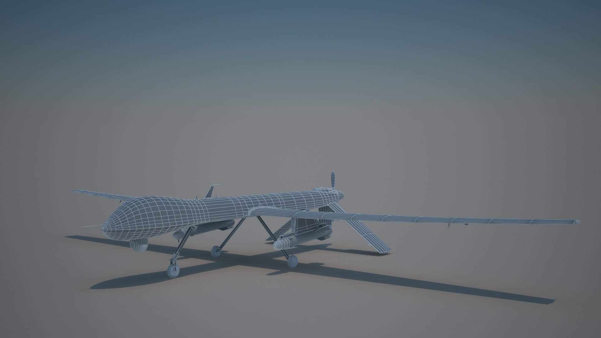 Military Drone 3d Model