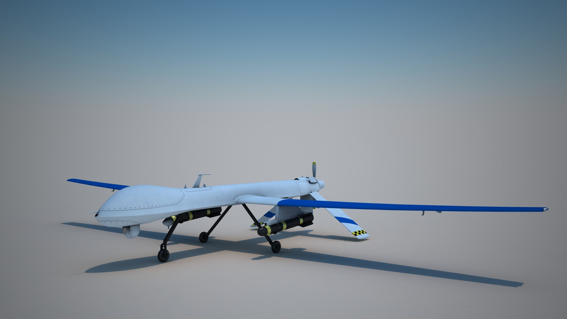 Military Drone 3d Model