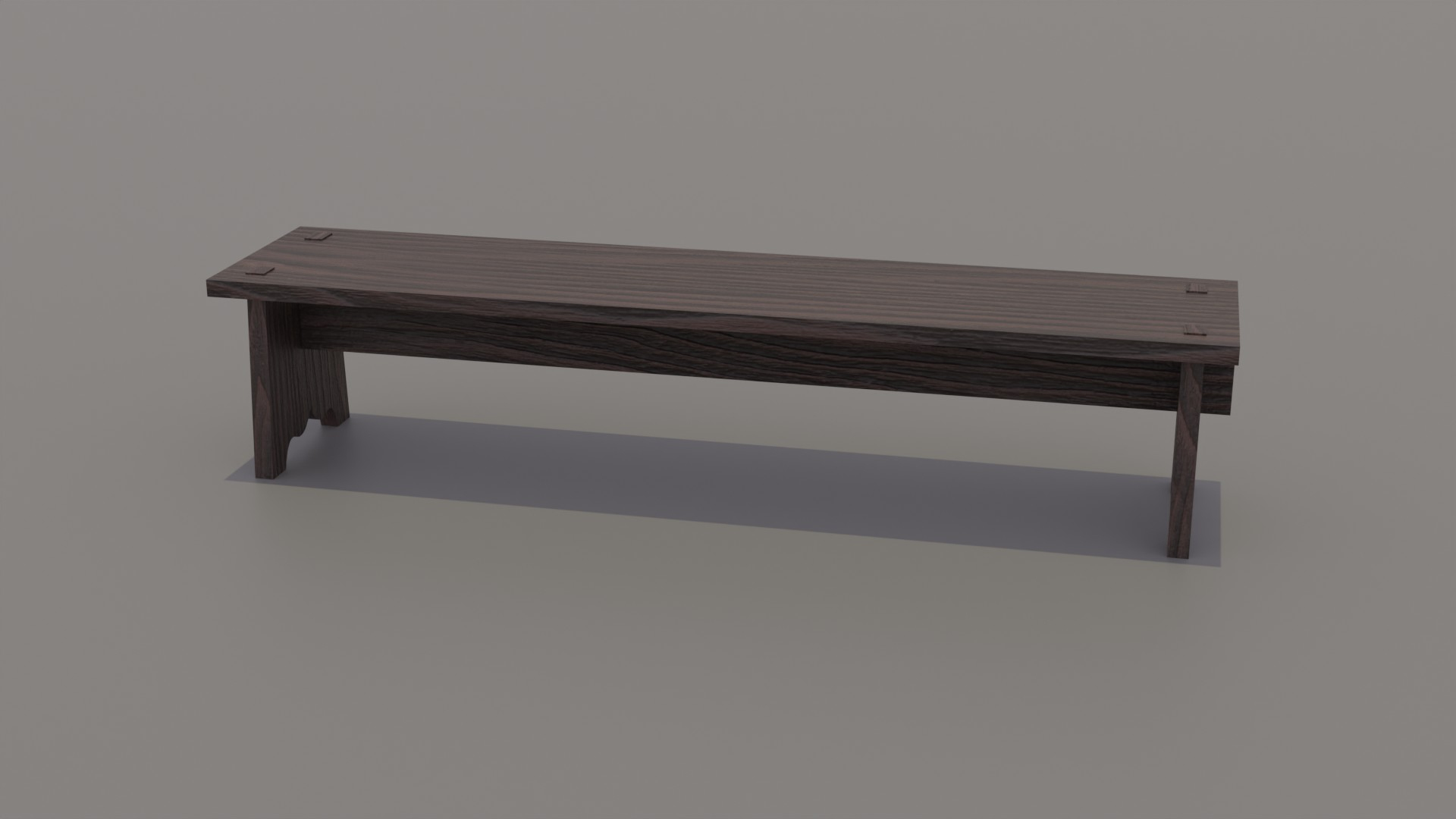 Wooden Bench 001 Model - TurboSquid 1962486