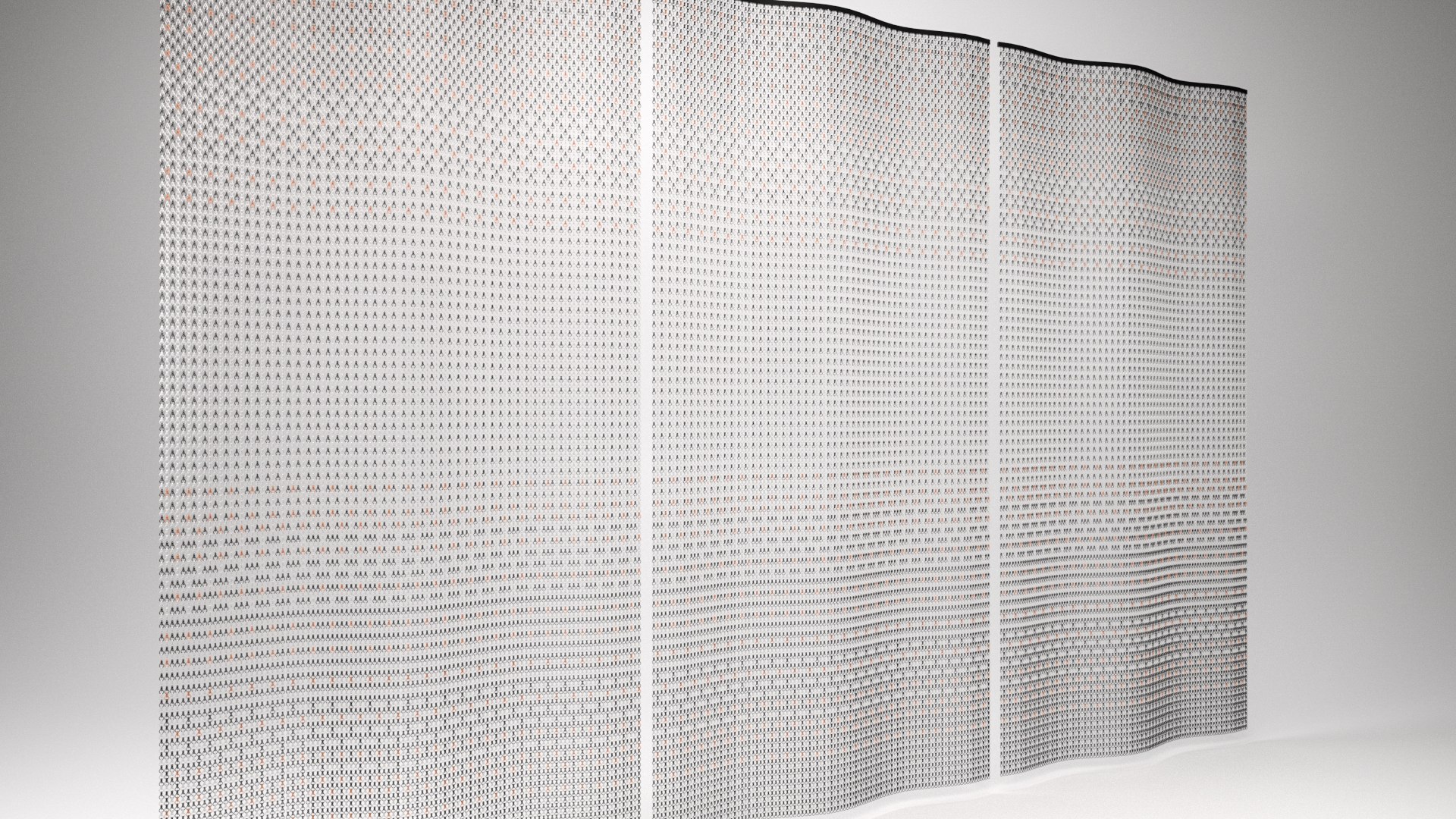 3D Curtain Kriskadecor Gradient 2 - TurboSquid 2245680