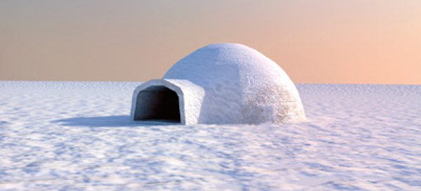3d model igloo lowres