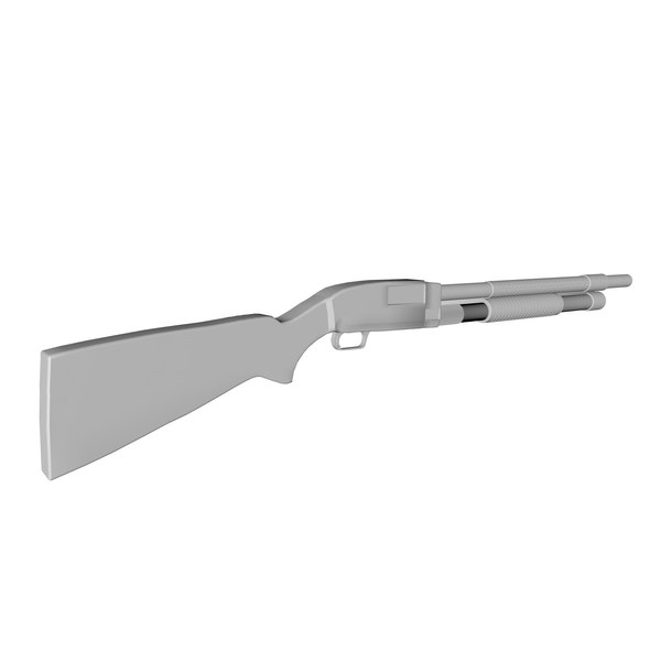 shotgun gun 3d model