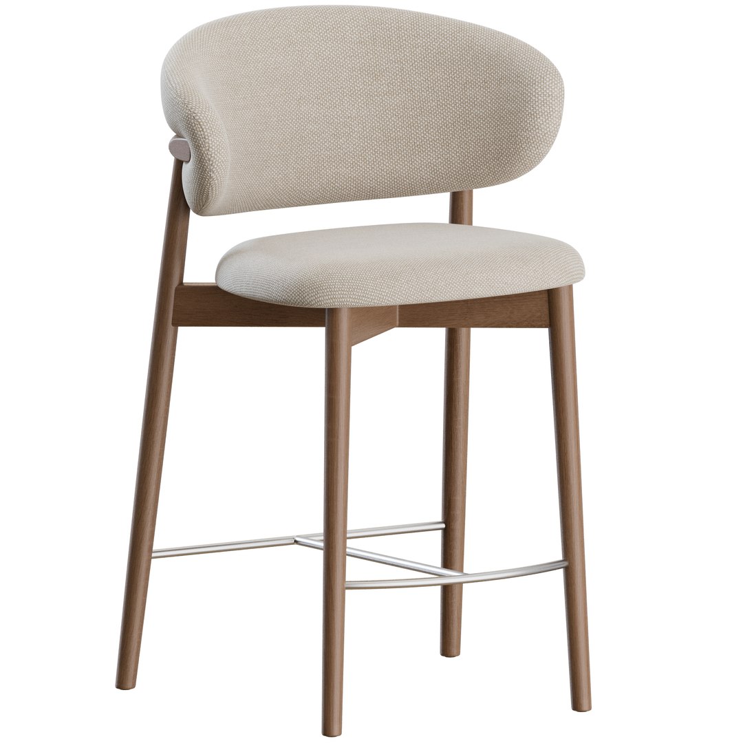 3D Oleandro Stool Wood By Calligaris - TurboSquid 1810383