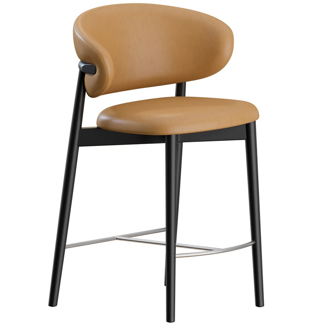 3D Oleandro Stool Wood By Calligaris - TurboSquid 1810383