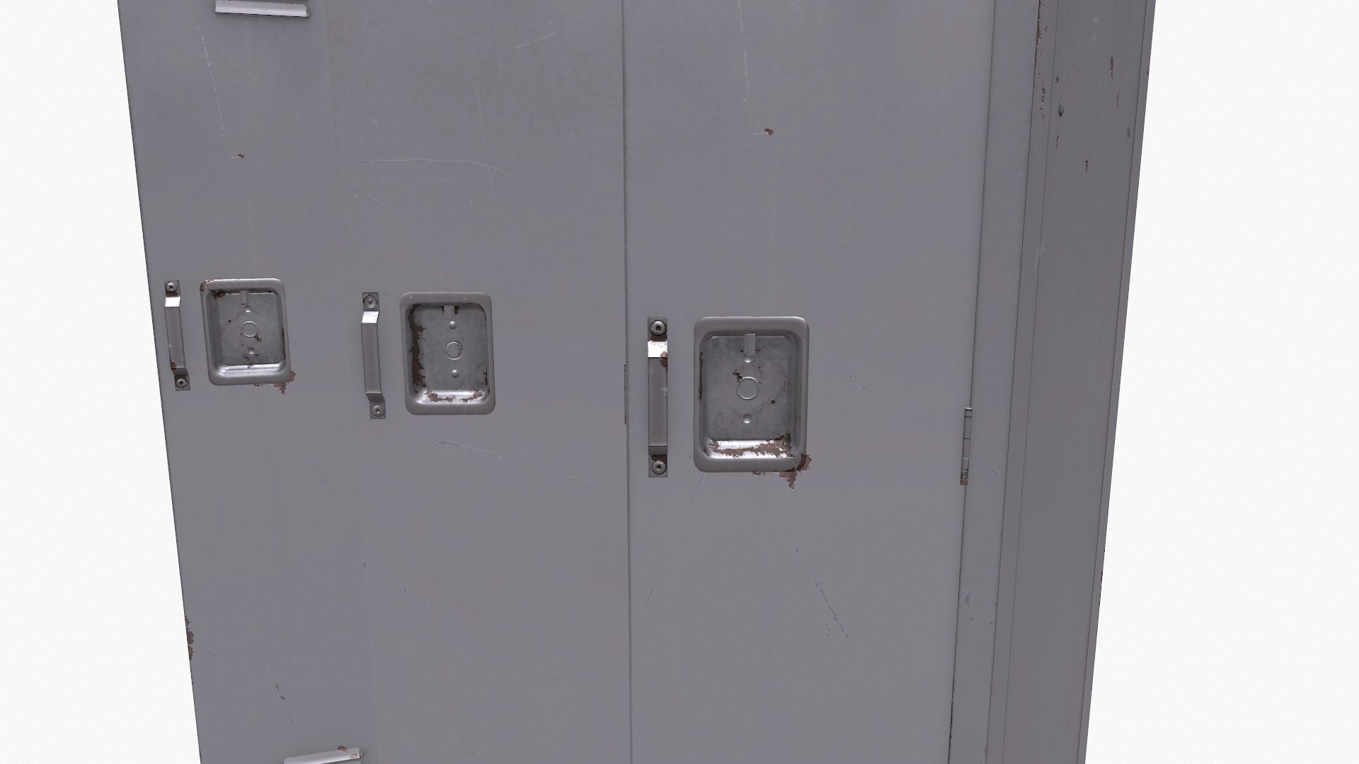 3D Old Metal Locker Low-poly PBR - TurboSquid 2116062