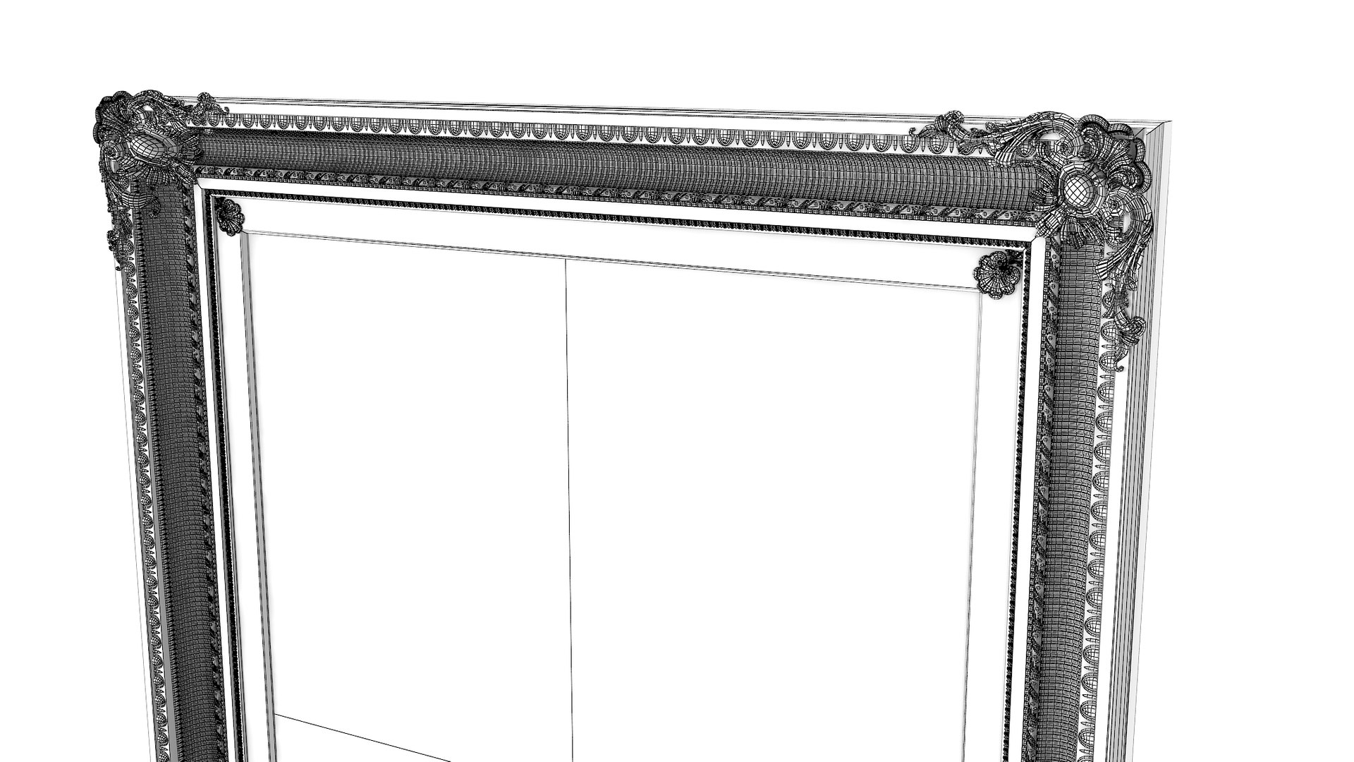 Realistic Baroque Picture 1 Model - TurboSquid 1482063