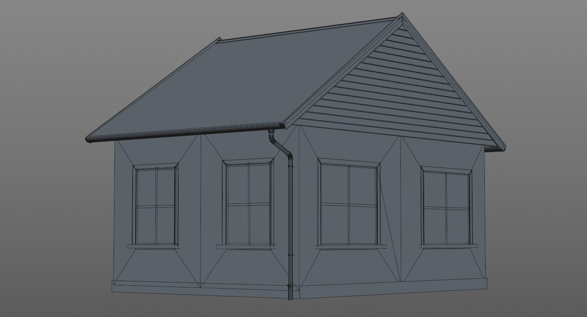 Simple House 3d Model