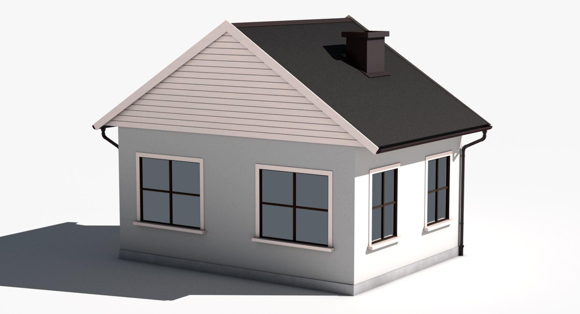 Simple House 3d Model