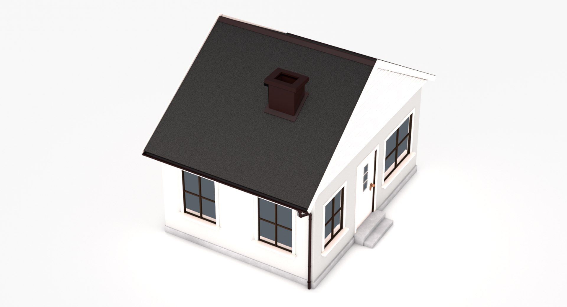 Simple House 3d Model