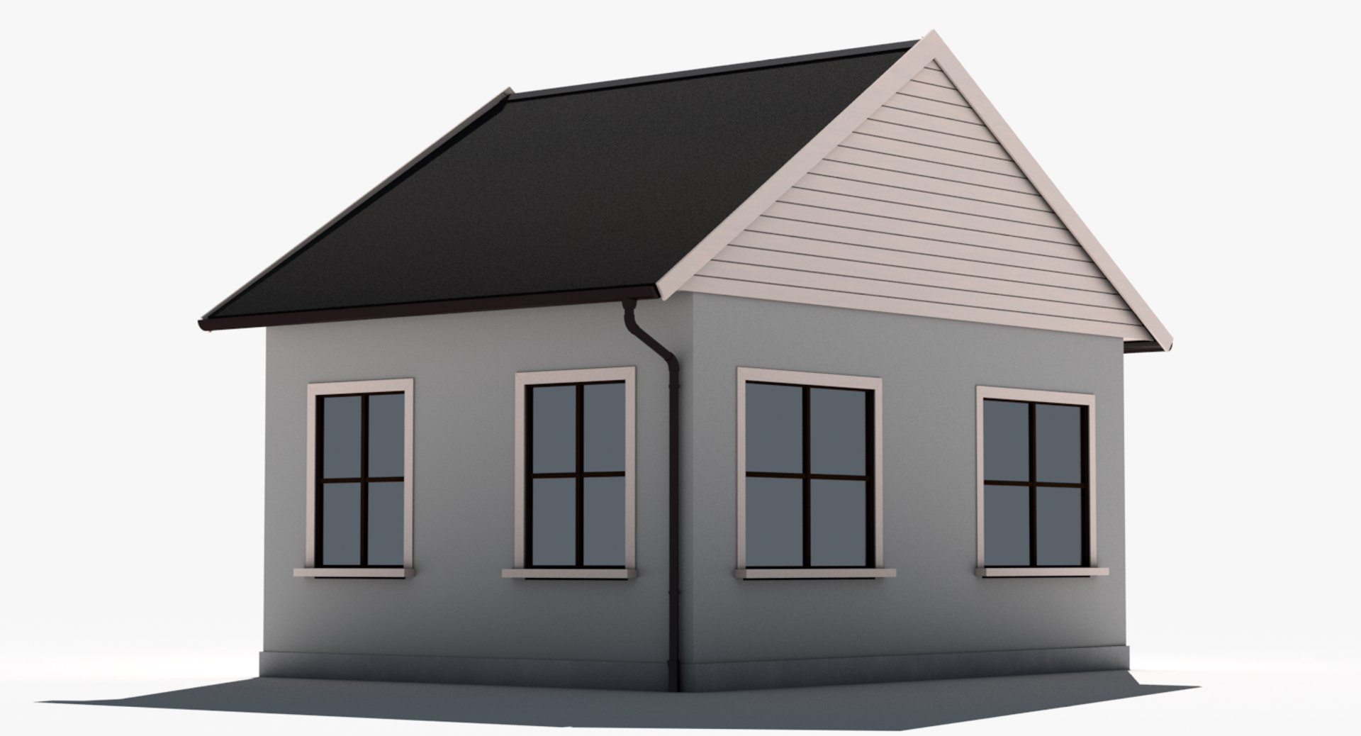 Simple House 3d Model
