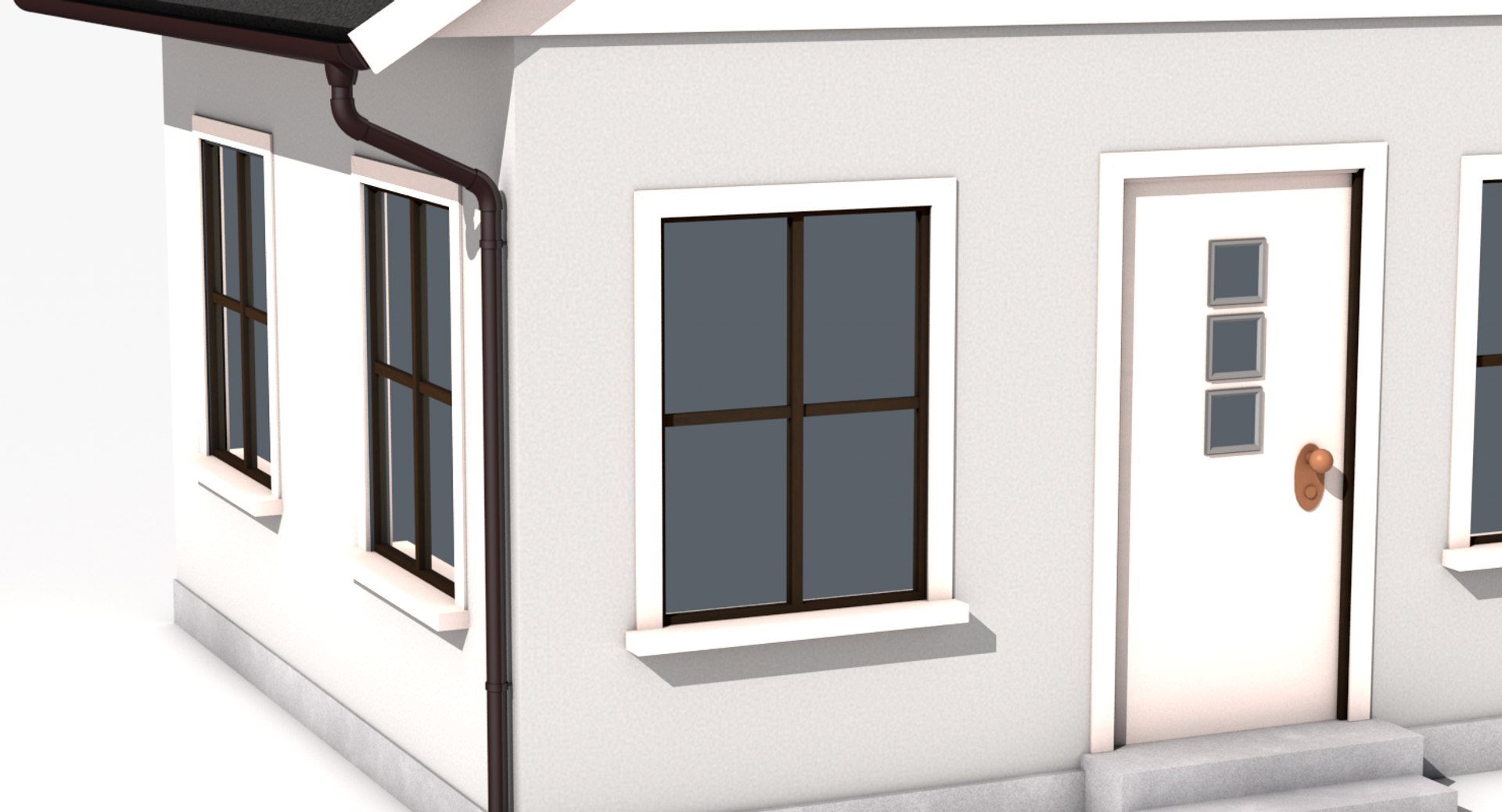 Simple House 3d Model