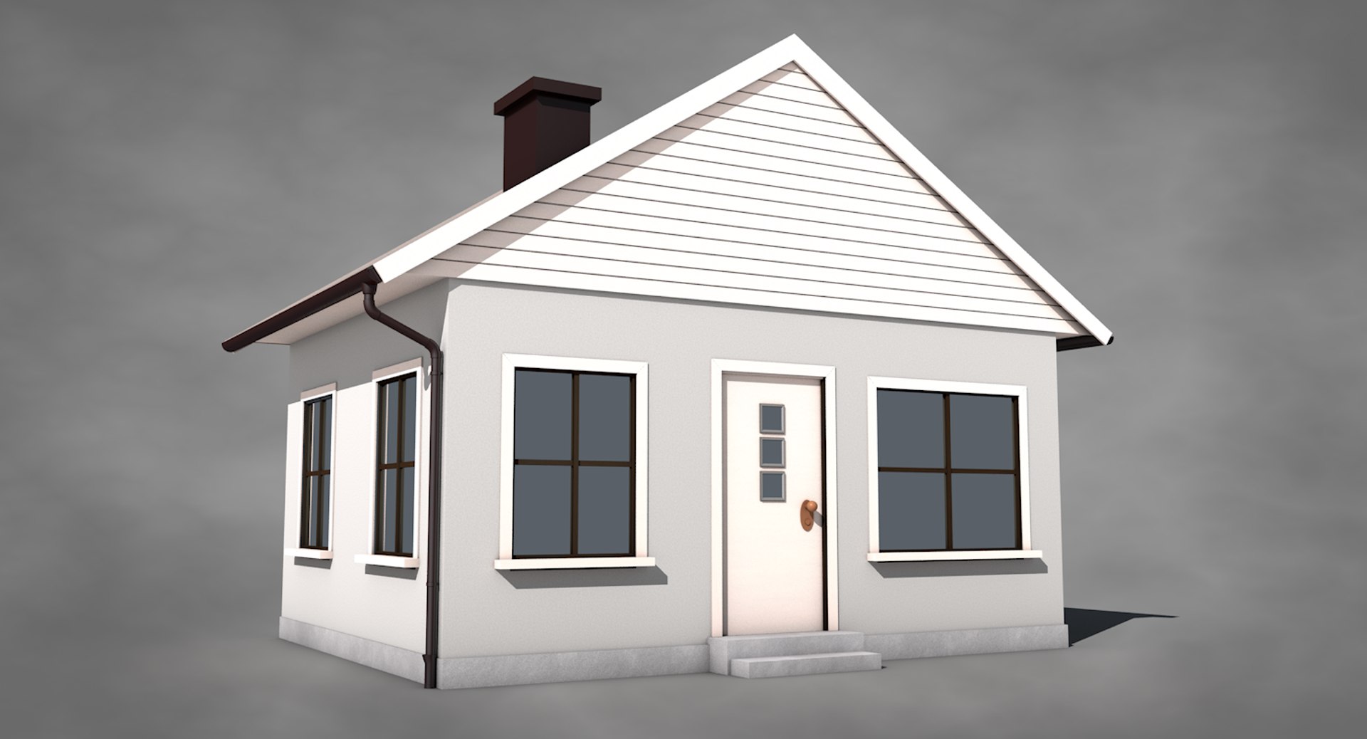 Simple House 3d Model