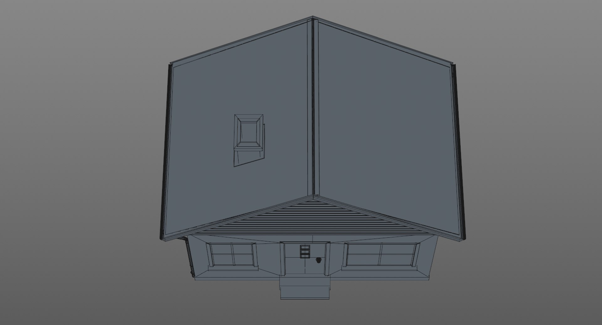 Simple House 3d Model