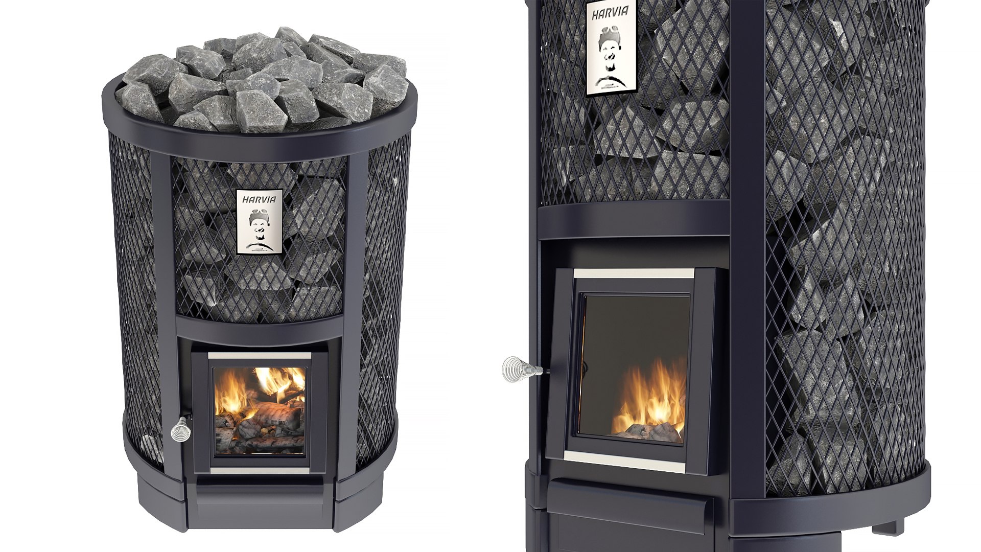 3D Model Harvia Ville Haapasalo Duo Bath Stove - TurboSquid 2257089