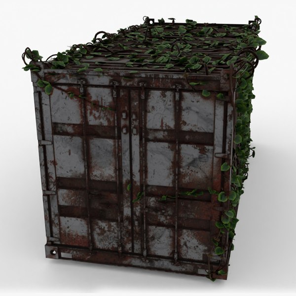 Old Rusty Shipping Container with Ivy3D模型 - TurboSquid 2114635