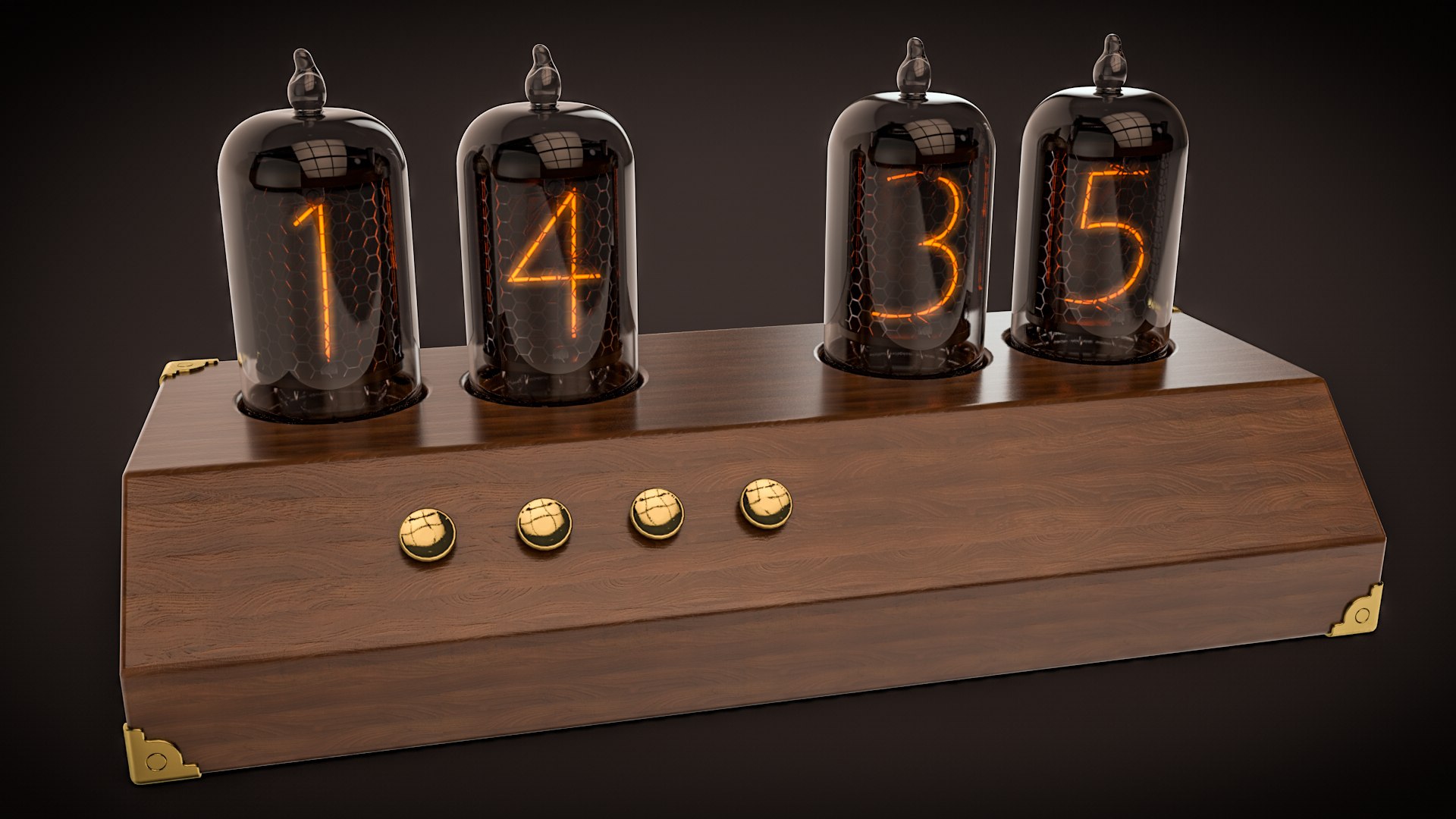 Steampunk Nixie Tube Clock