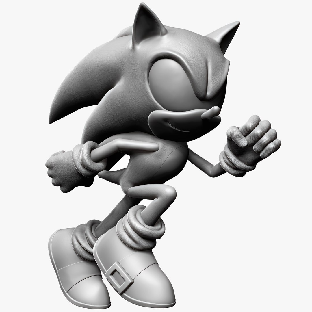 3d Model Sonic Hedgehog