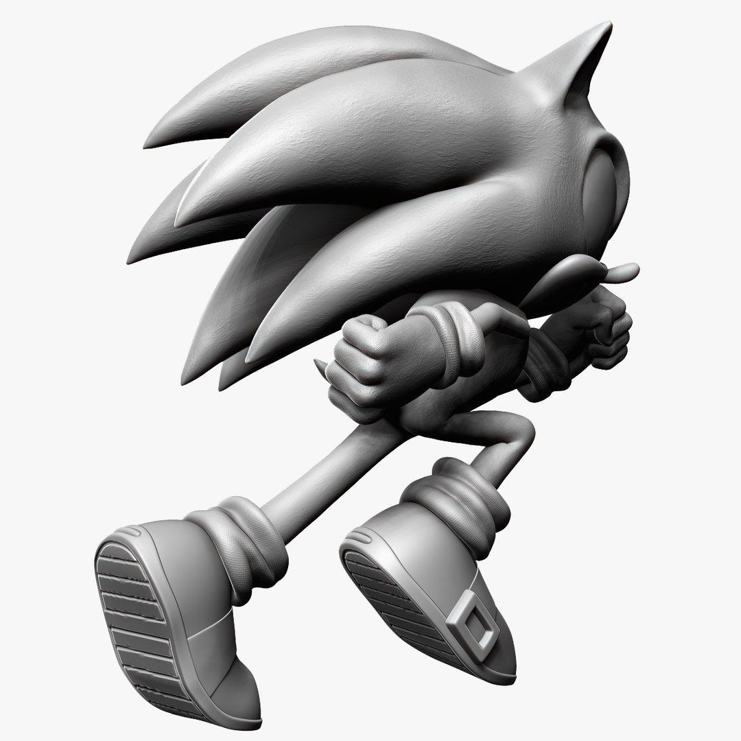 3d Model Sonic Hedgehog