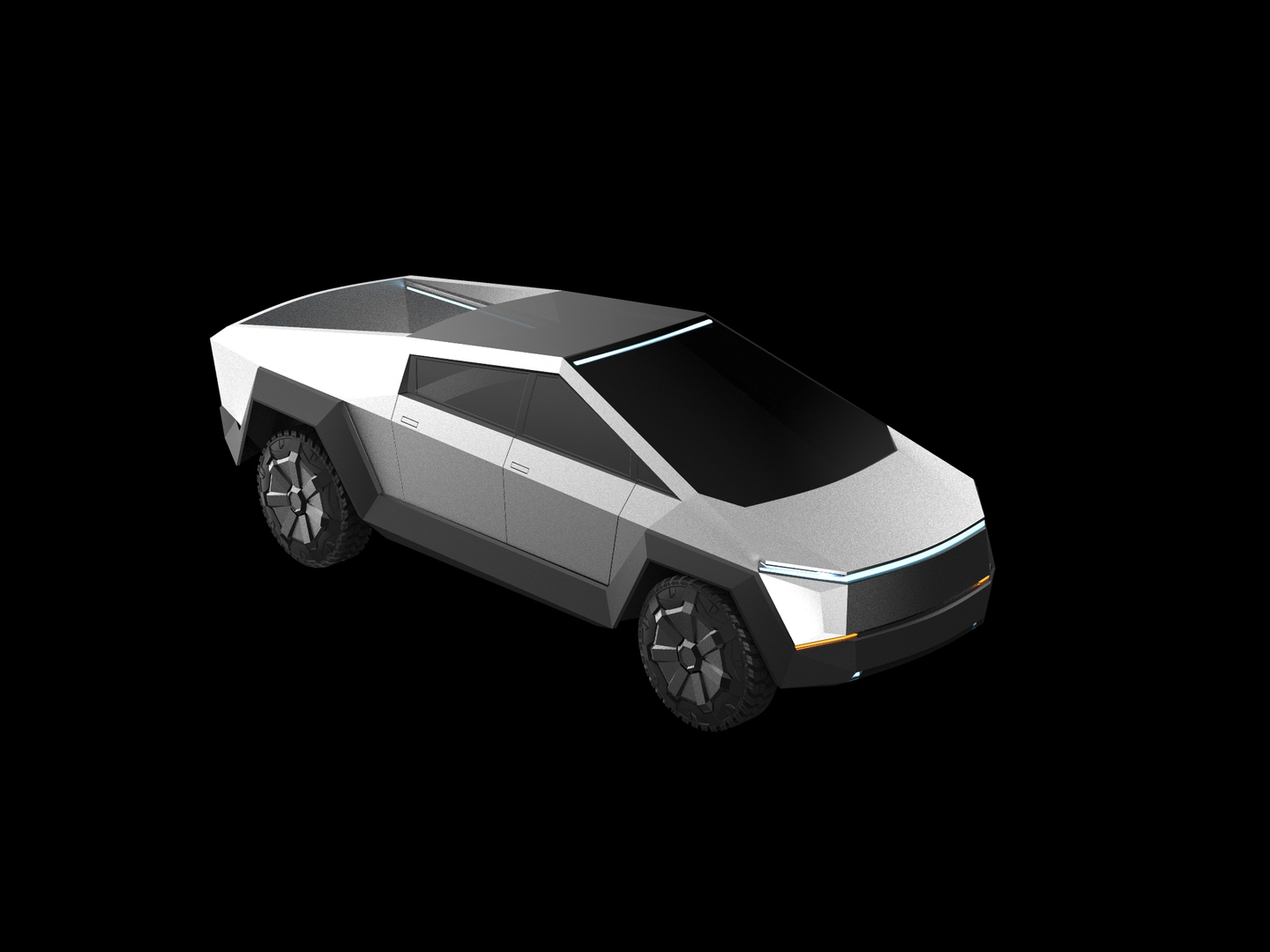 3D Electric Truck model - TurboSquid 1754047