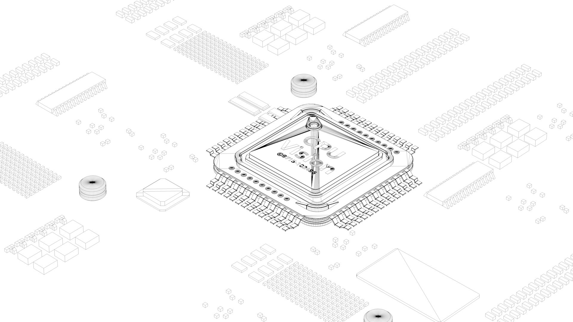 3D Vision CPU Chip Concept Design Computer - TurboSquid 2280124
