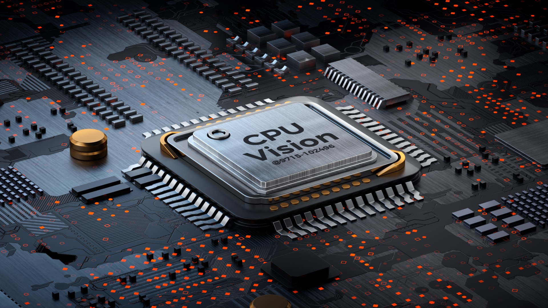 3D Vision CPU Chip Concept Design Computer - TurboSquid 2280124