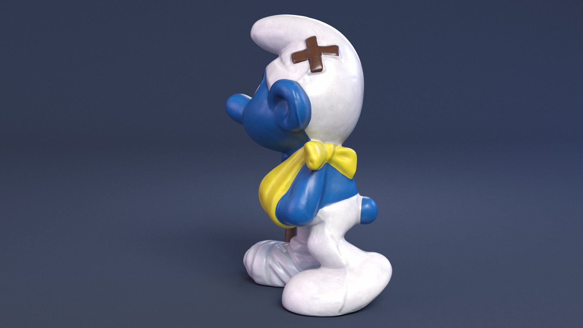 Smurf Injured 3D Model - TurboSquid 2307443