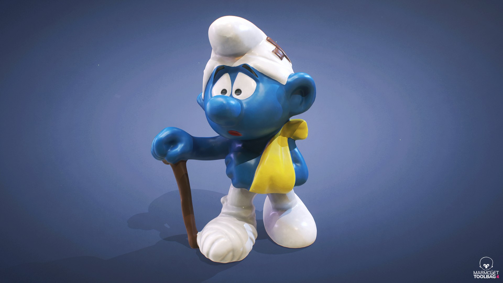Smurf Injured 3D Model - TurboSquid 2307443