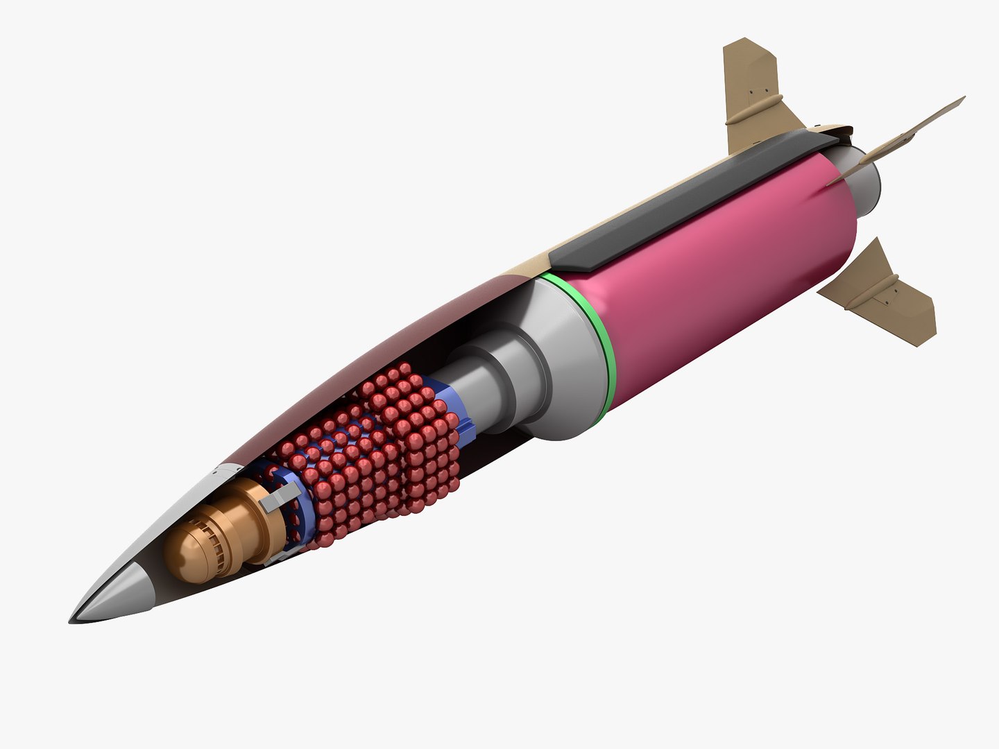 3D Lockheed Martin MGM-140 ATACMS Army Tactical Missile System 03 ...
