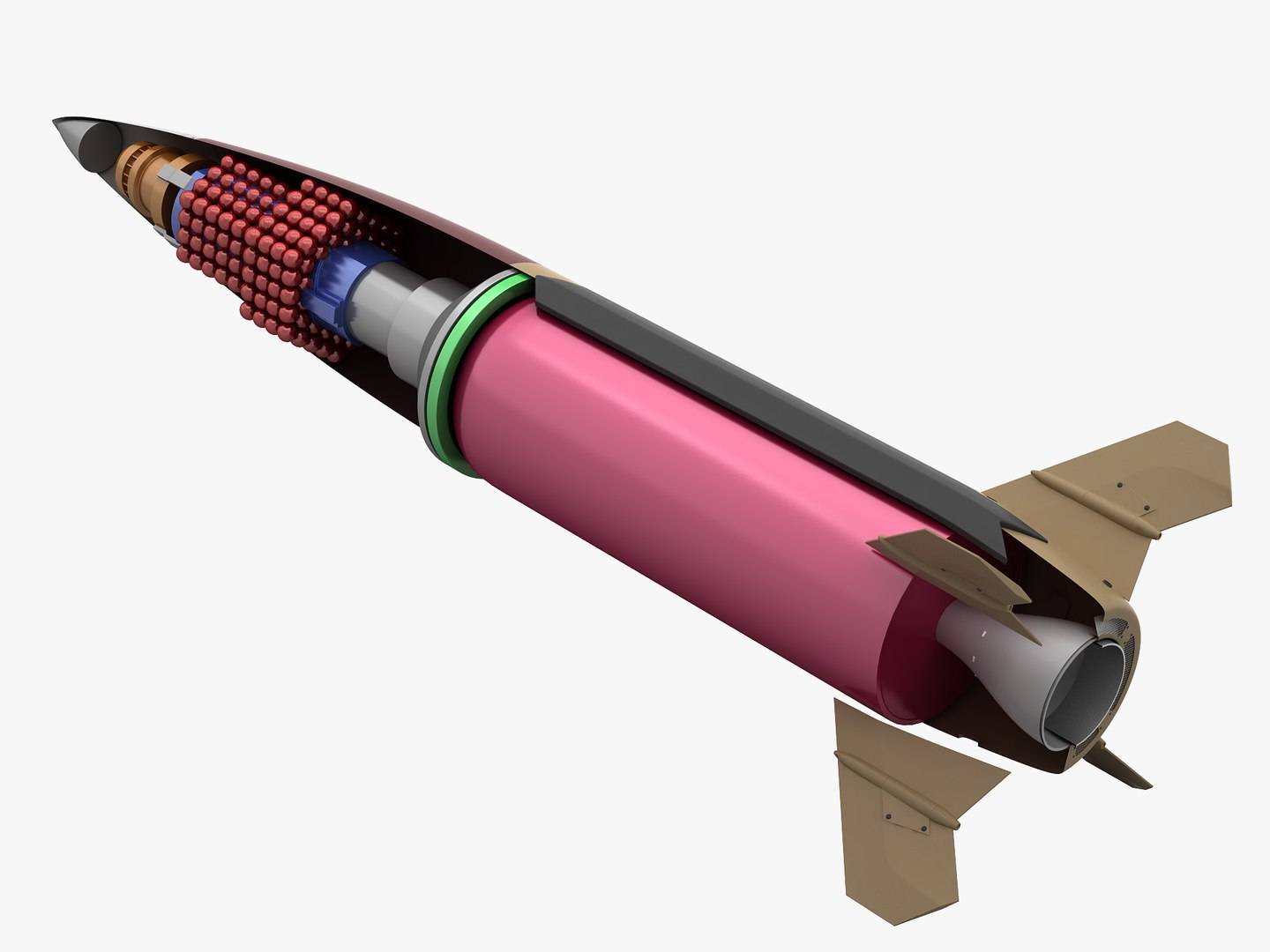 3D Lockheed Martin MGM-140 ATACMS Army Tactical Missile System 03 ...