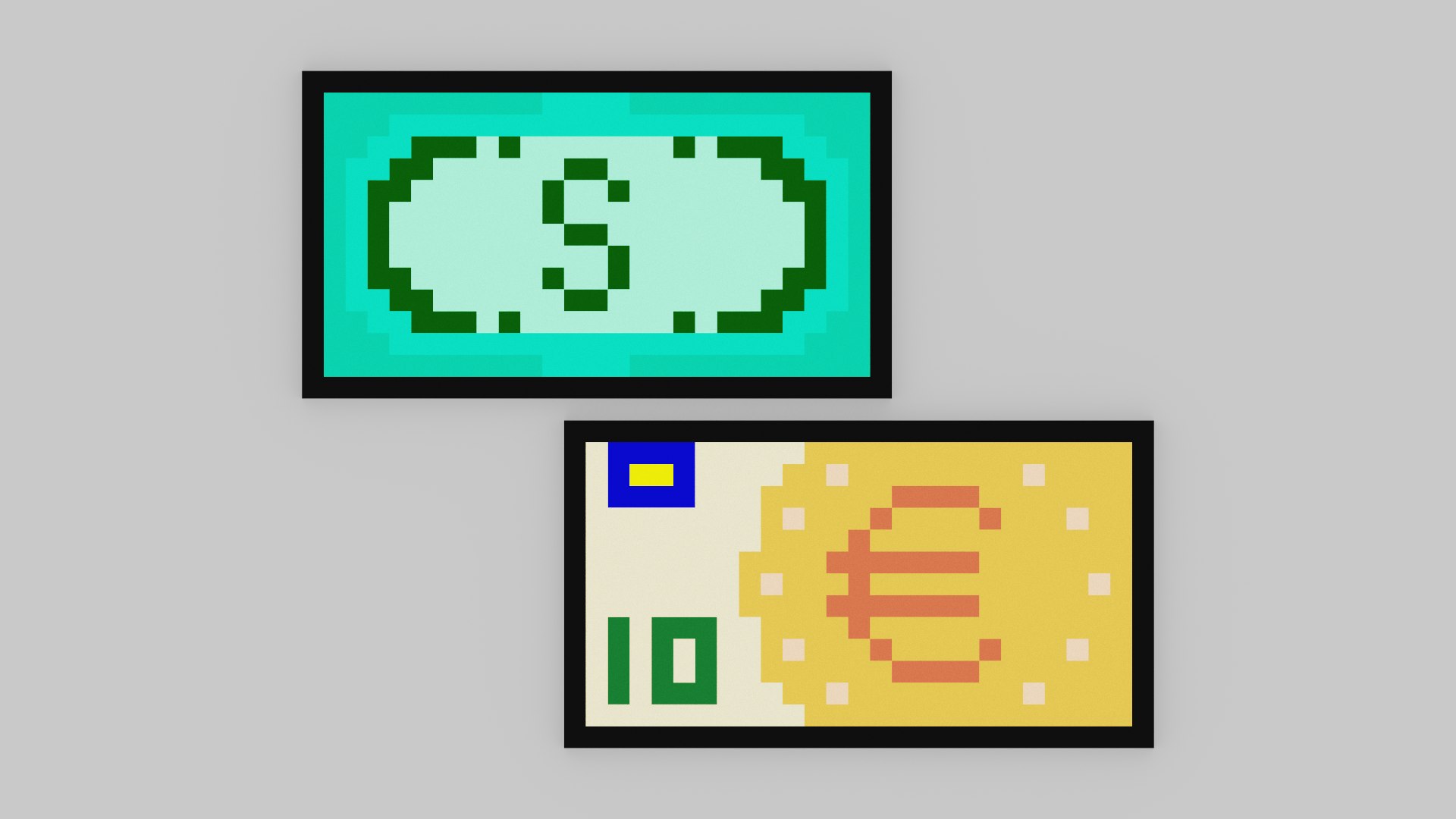 3D Pixel Money Pack Model - TurboSquid 2080559