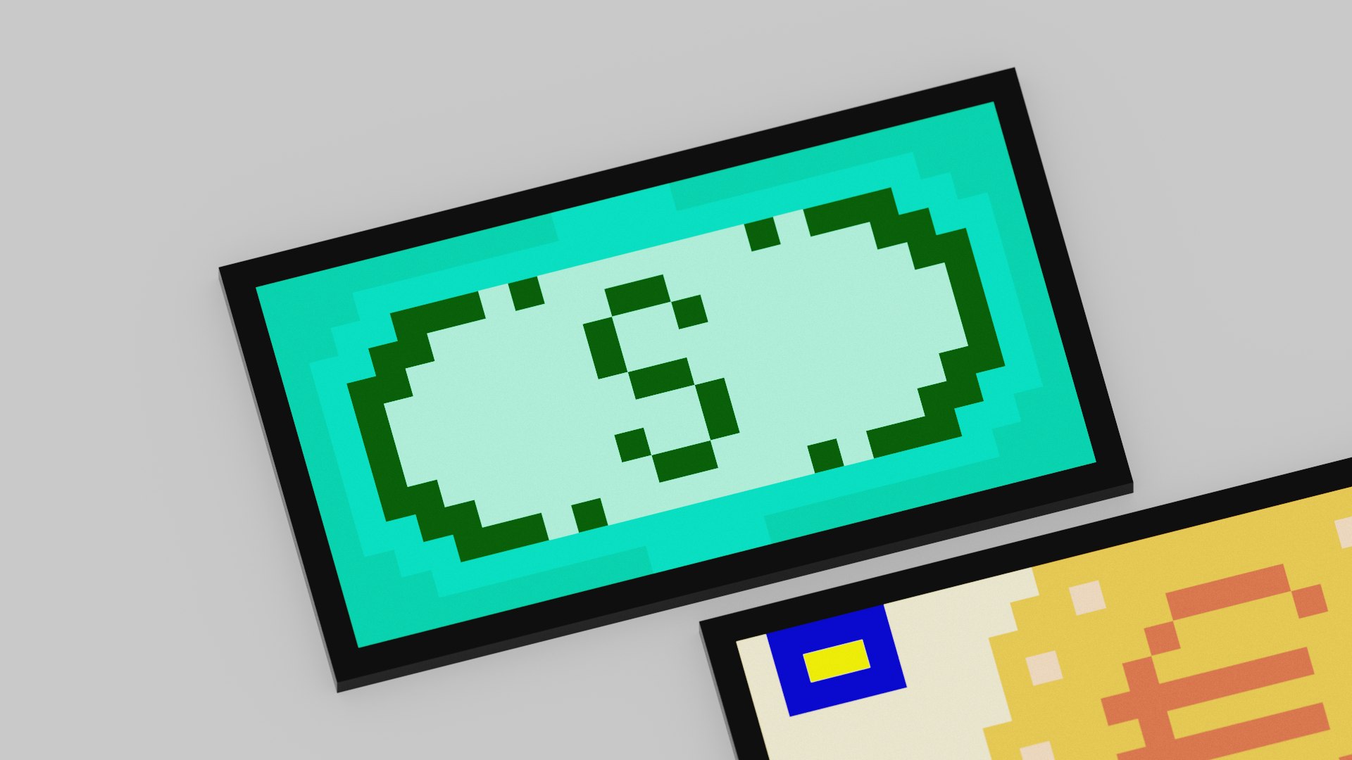 3D Pixel Money Pack Model - TurboSquid 2080559