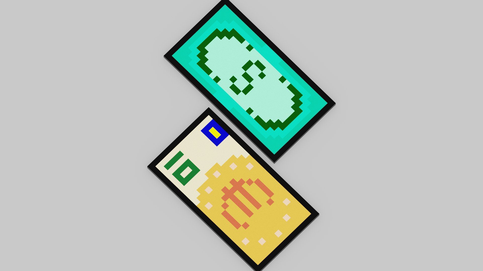 3D Pixel Money Pack Model - TurboSquid 2080559