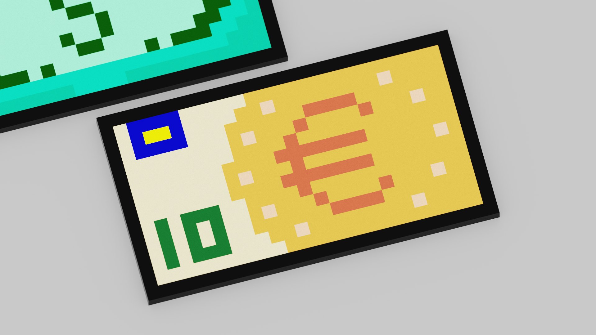 3D Pixel Money Pack Model - TurboSquid 2080559
