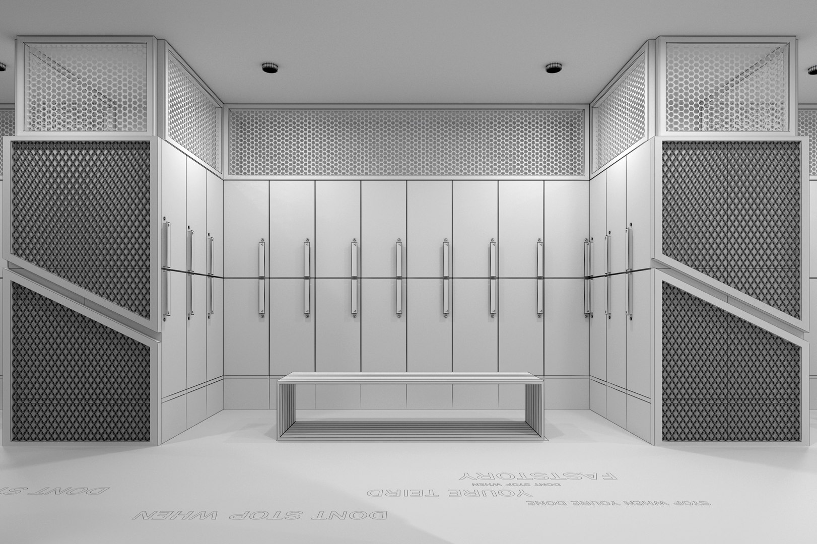 3D Locker Room - TurboSquid 2390930