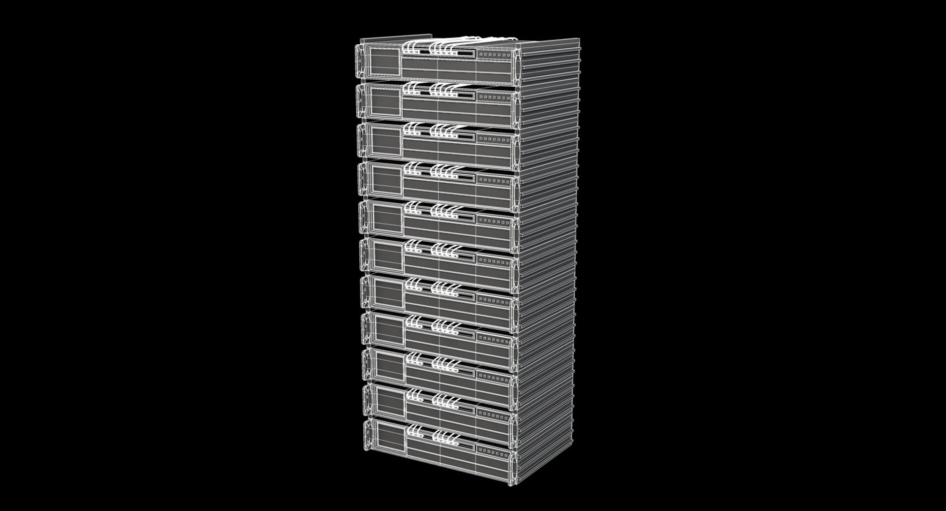 3d server rack