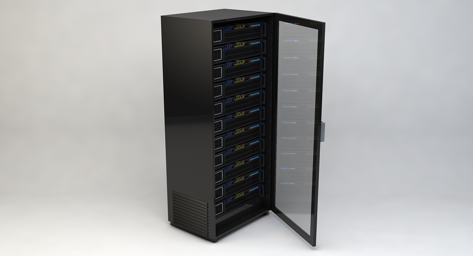 3d server rack