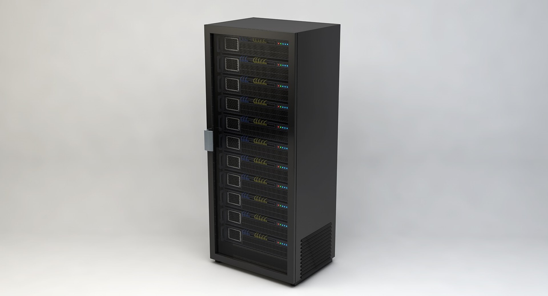 3d server rack