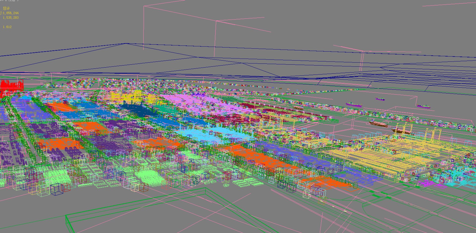 3d Port Harbour Refinery Model