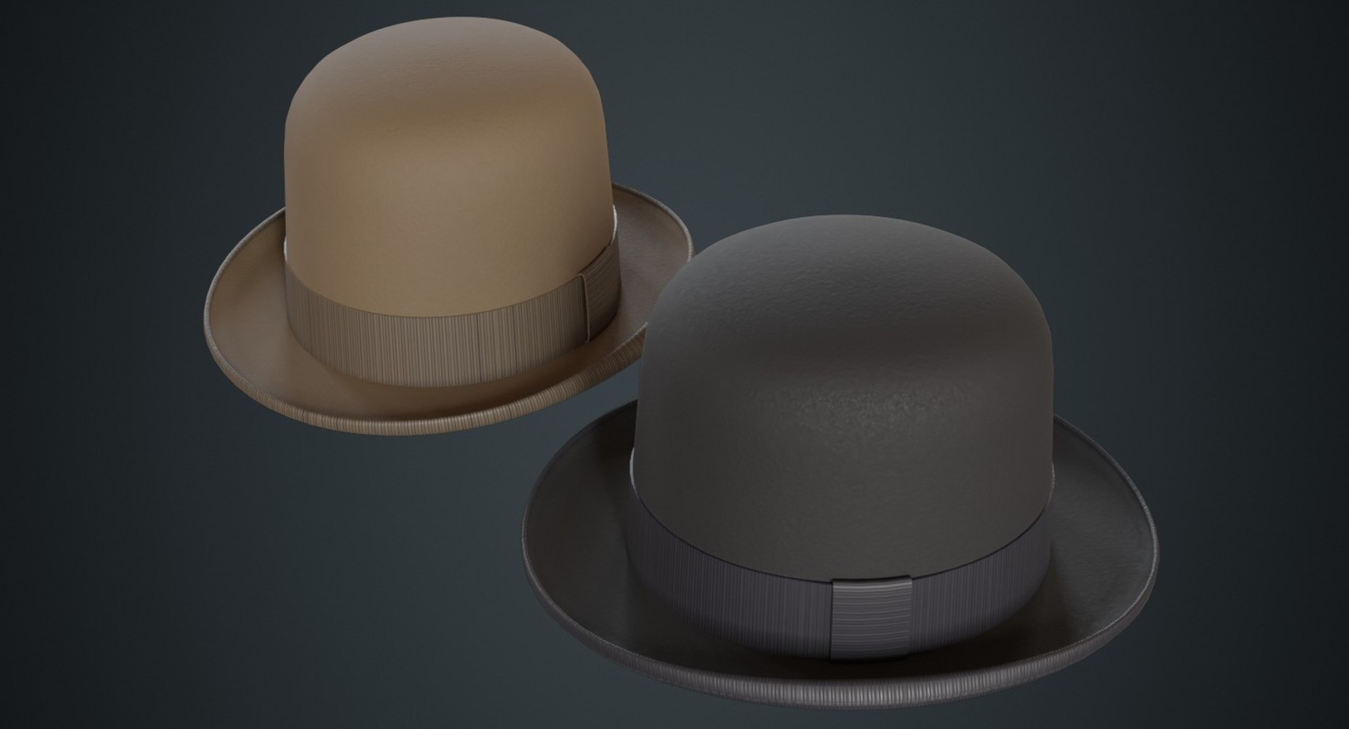 Bowler Hat 1a 3D Model - TurboSquid 1377385