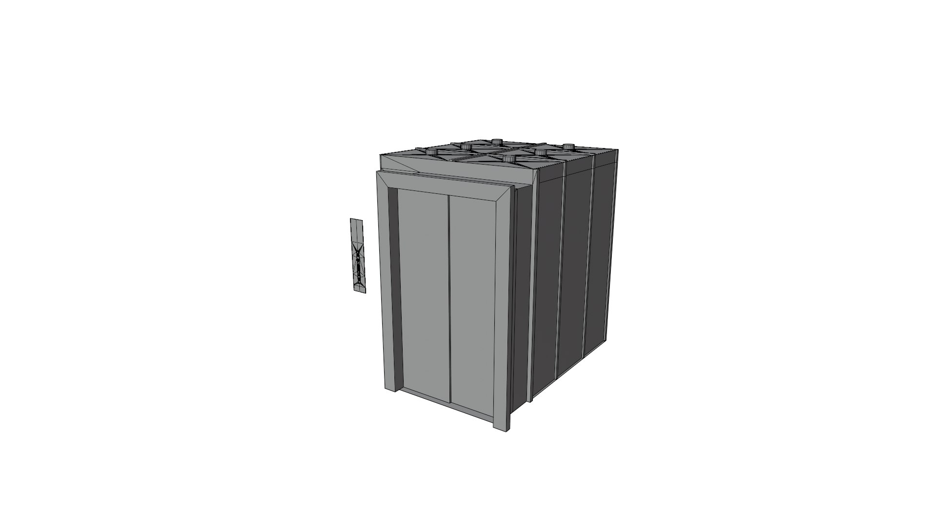 3D Modular Game Ready Elevator Low-poly 3D Model - TurboSquid 2404309