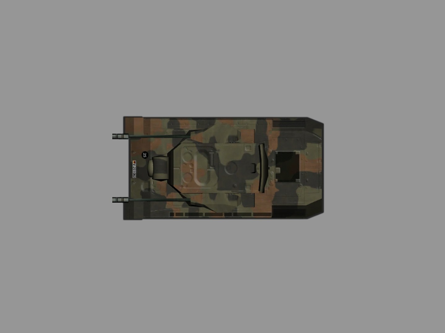 3d Model Flugabwehrkanonenpanzer Tank Cheetah Spaag