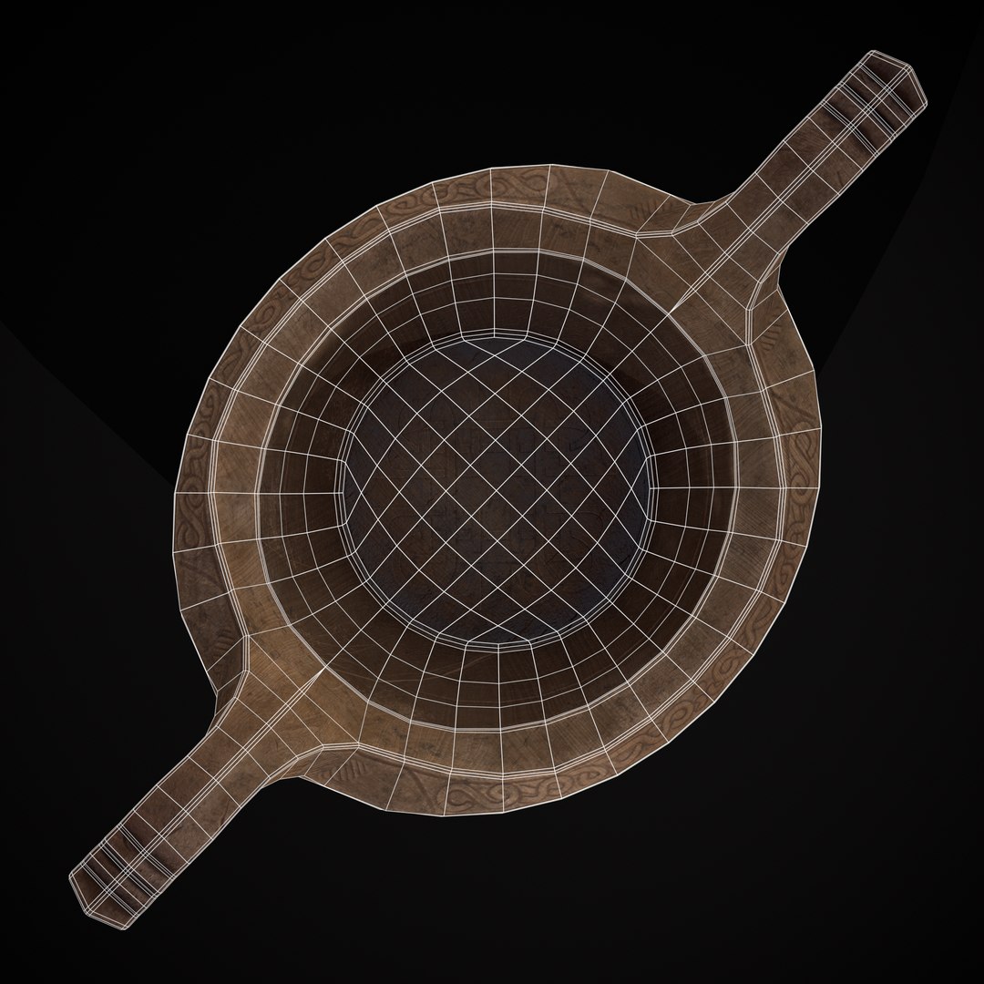 3D Viking Ale Bowl - TurboSquid 2037793